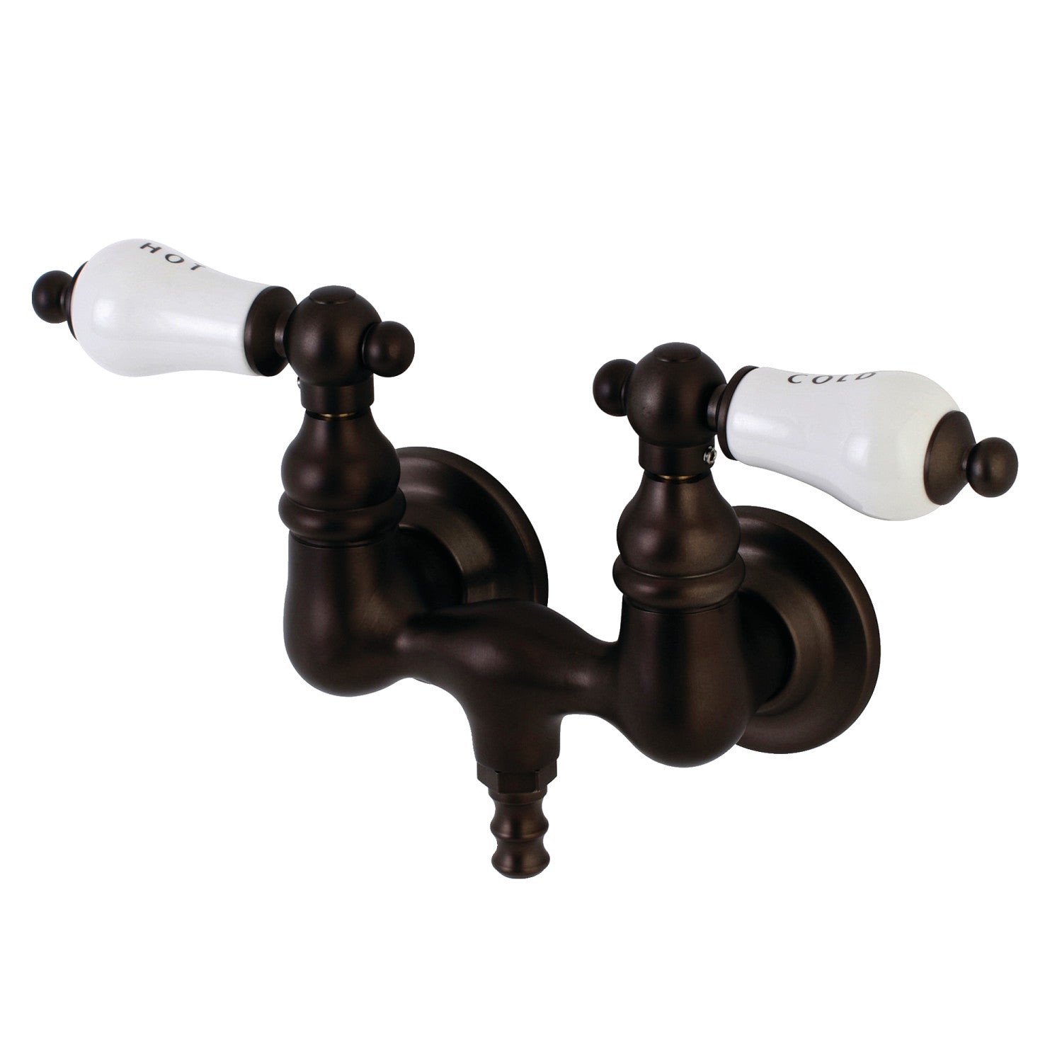Aqua Vintage AE33T5 Two-Handle 2-Hole Tub Wall Mount Clawfoot Tub ...